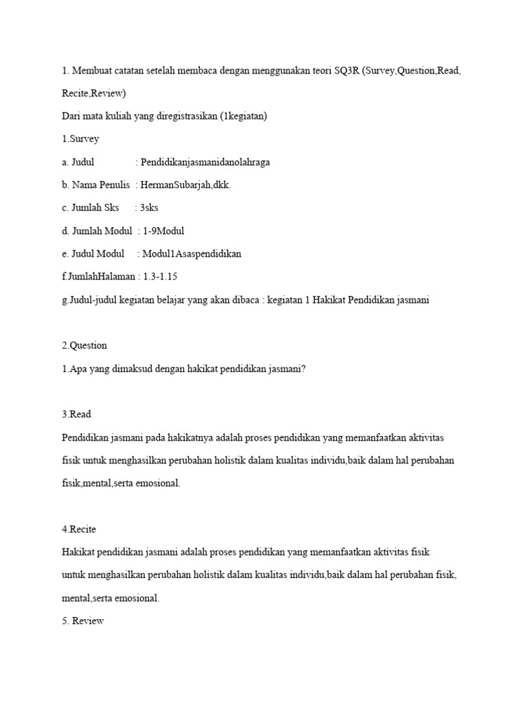 Membuat Catatan BKBJJ New | PDF