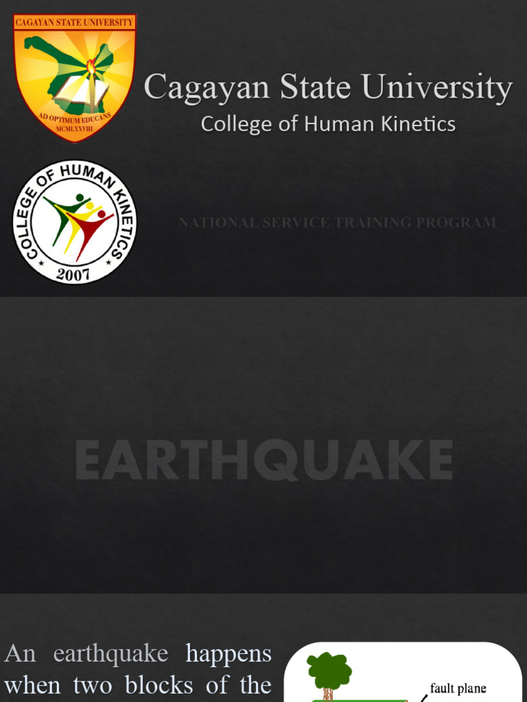 Cagayan State University earthquake | PDF | Earthquakes | Landslide