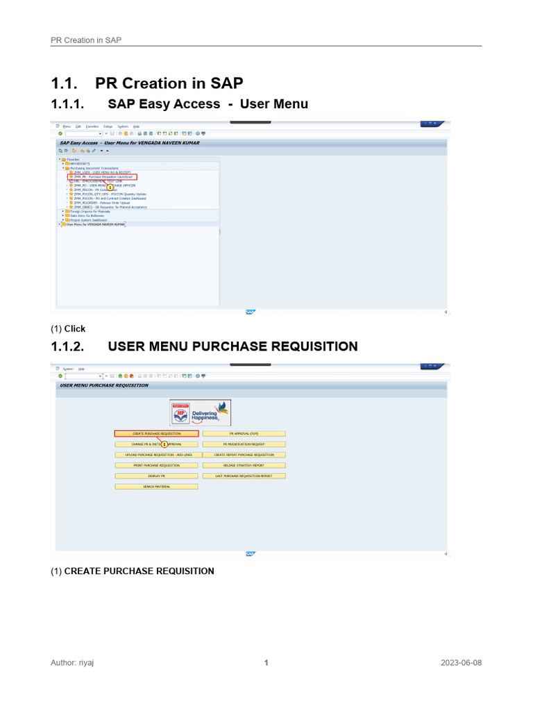 PR Creation | PDF | Computing