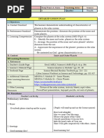 Detailed Lesson Plan in Science (Solar System) | PDF | Solar System ...