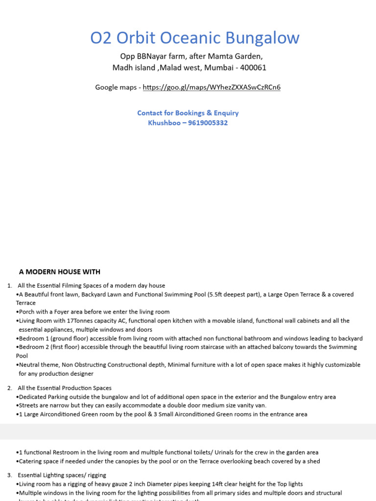 O2 - Orbit Oceanic Bungalow New Look | PDF | Room | Bedroom