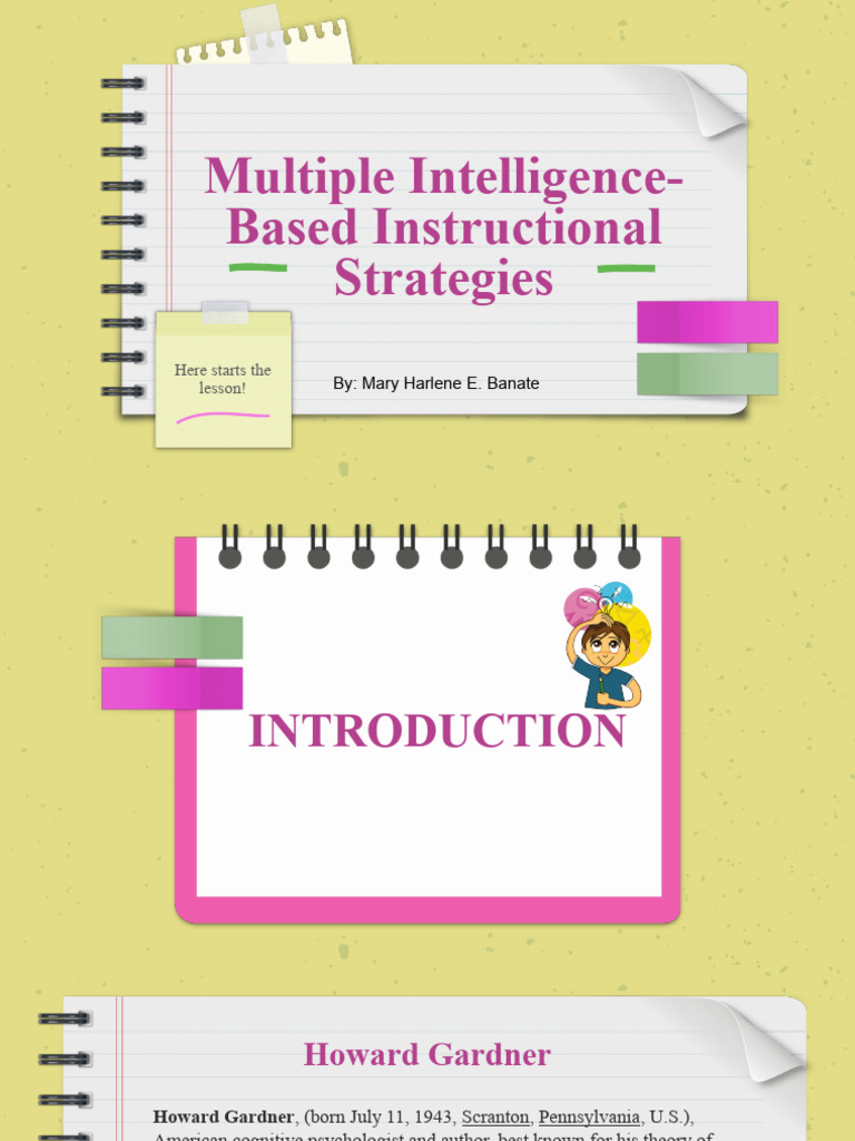 Multiple Intelligences Teaching Guide | PDF | Intelligence | Learning