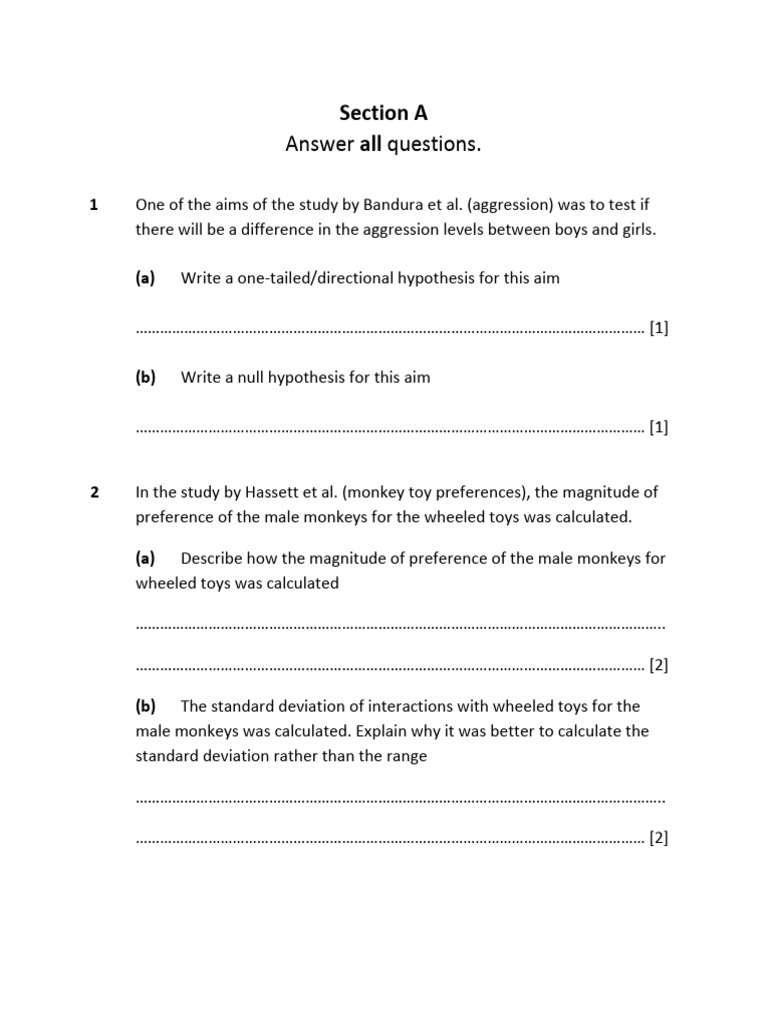 Practice P2 Mock v1 | PDF | Social Psychology | Cognitive Science