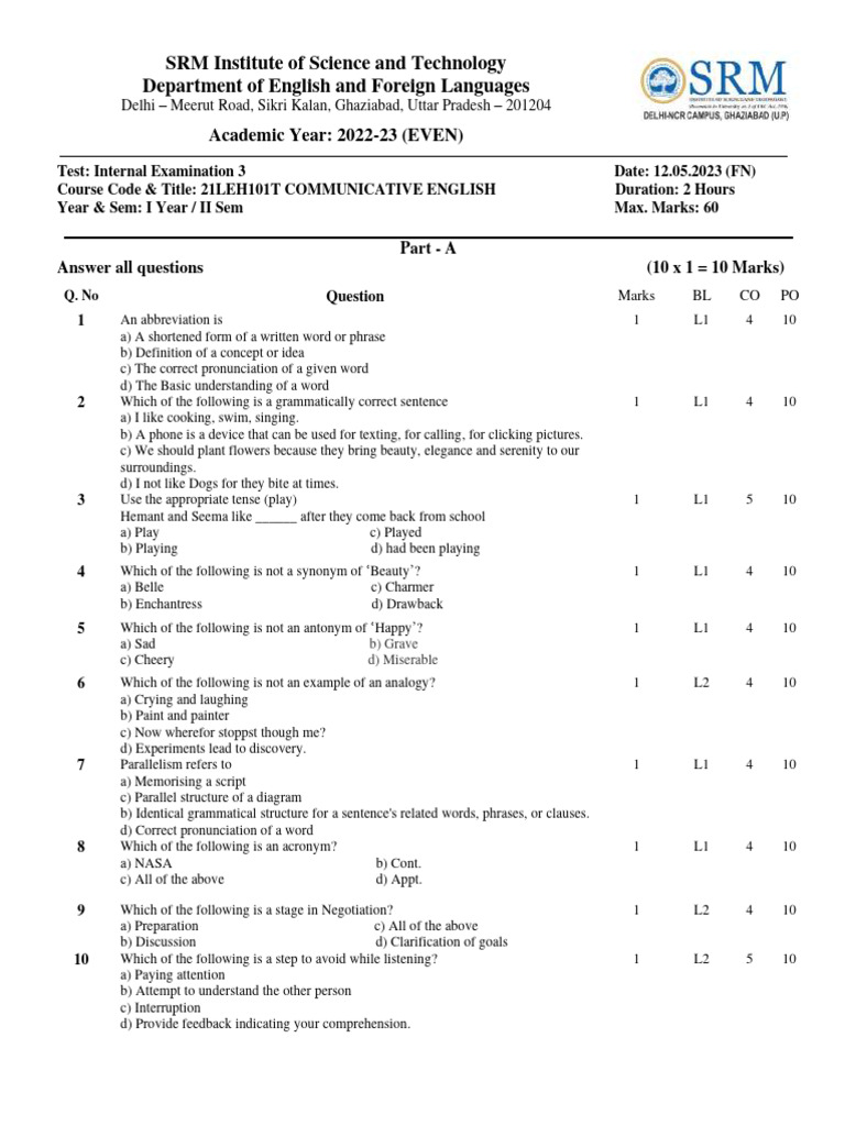 IE-3 Comm. Eng | PDF | Human Communication | Cognitive Science