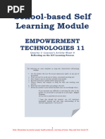 Q3 G11 Empowerment Technologies Module 1 | PDF | Websites | World Wide Web