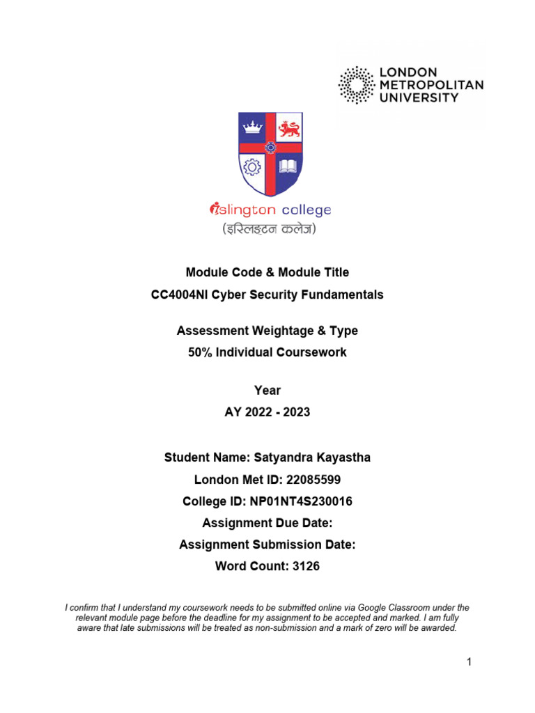 Cyber Security Pdf Security Computer Security