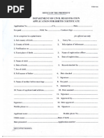 b3 Form - Birth Certificate | PDF