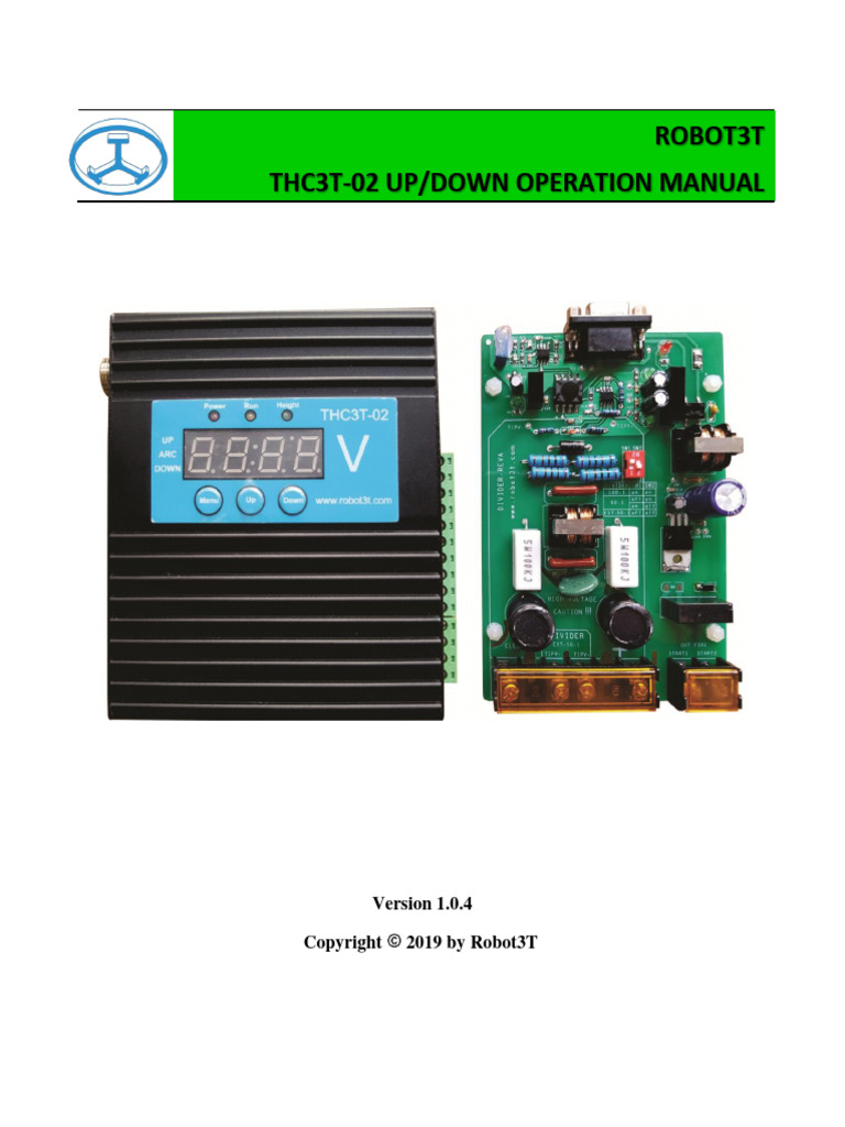 User Manual Thc3t-02 v104 Updown | PDF | Power Supply | Parameter (Computer Programming)