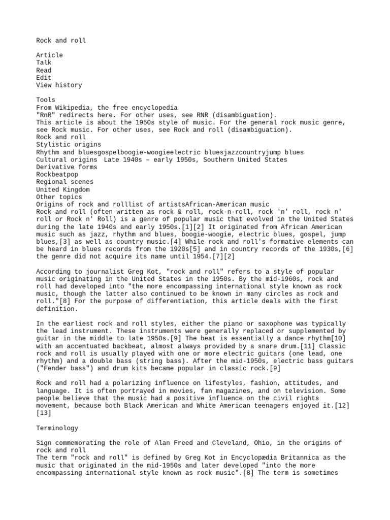 Rock and Roll 2 | PDF | Rock And Roll | Rhythm And Blues