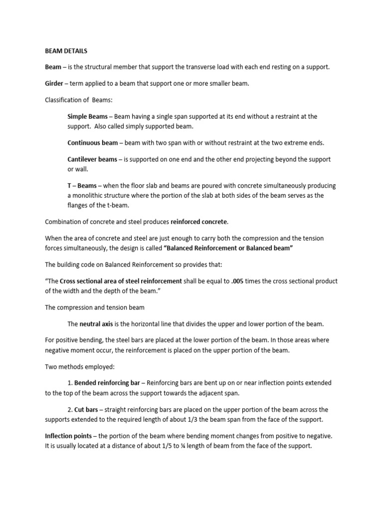 BT3-HANDOUT-3 | PDF | Beam (Structure) | Bending