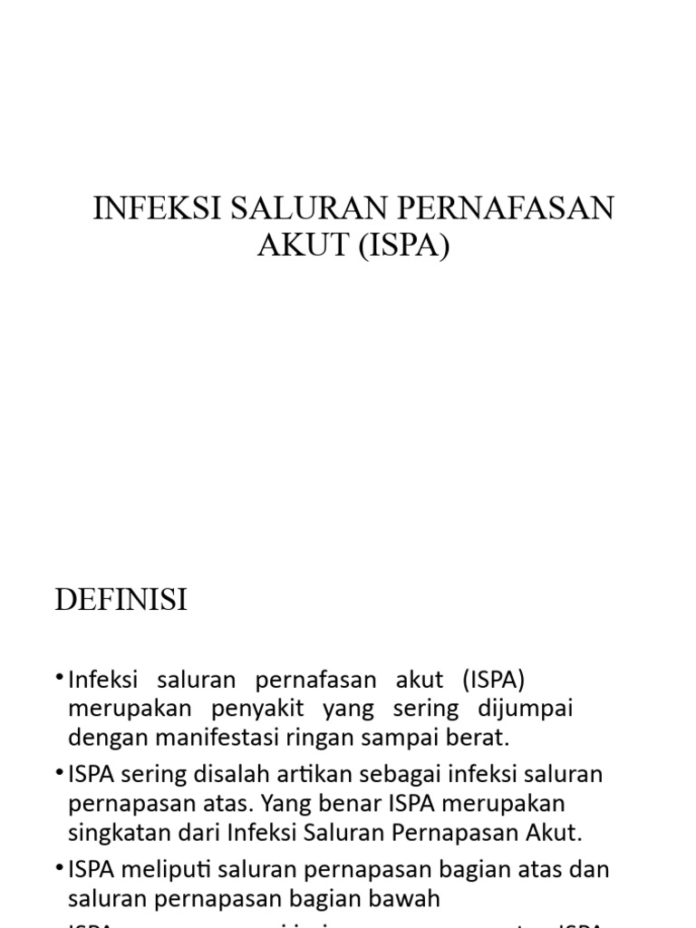 Ispa | PDF | Kesehatan Holistik | Sains & Matematika