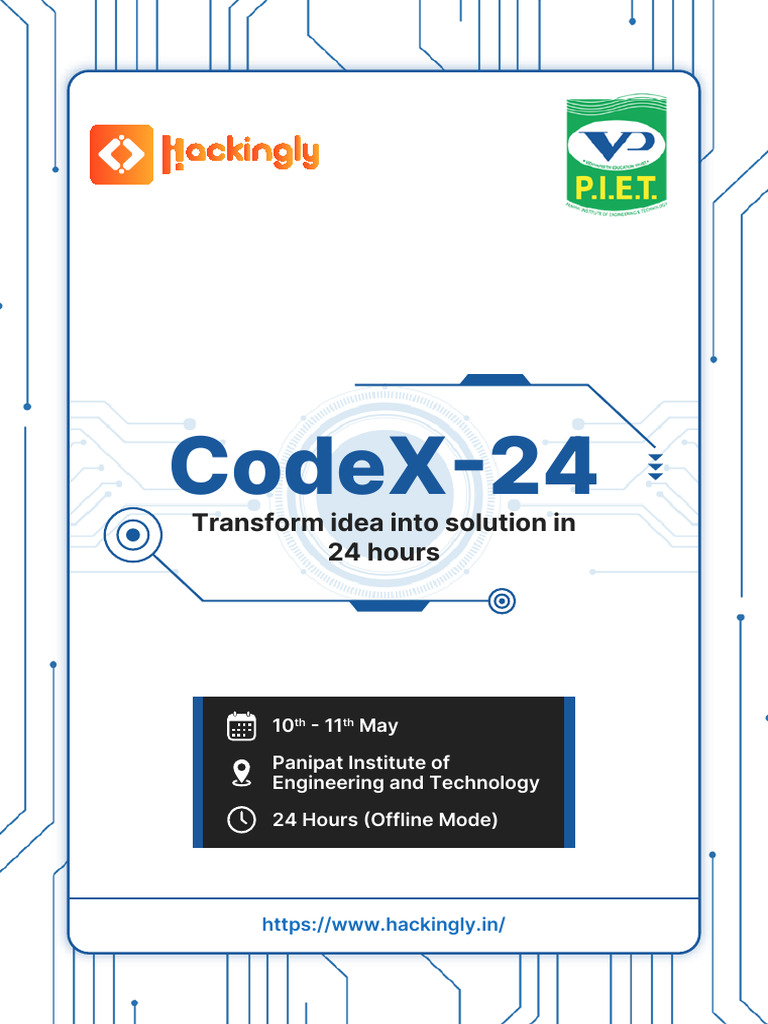 CodeX-24 Brochure | PDF | Human Communication | Learning