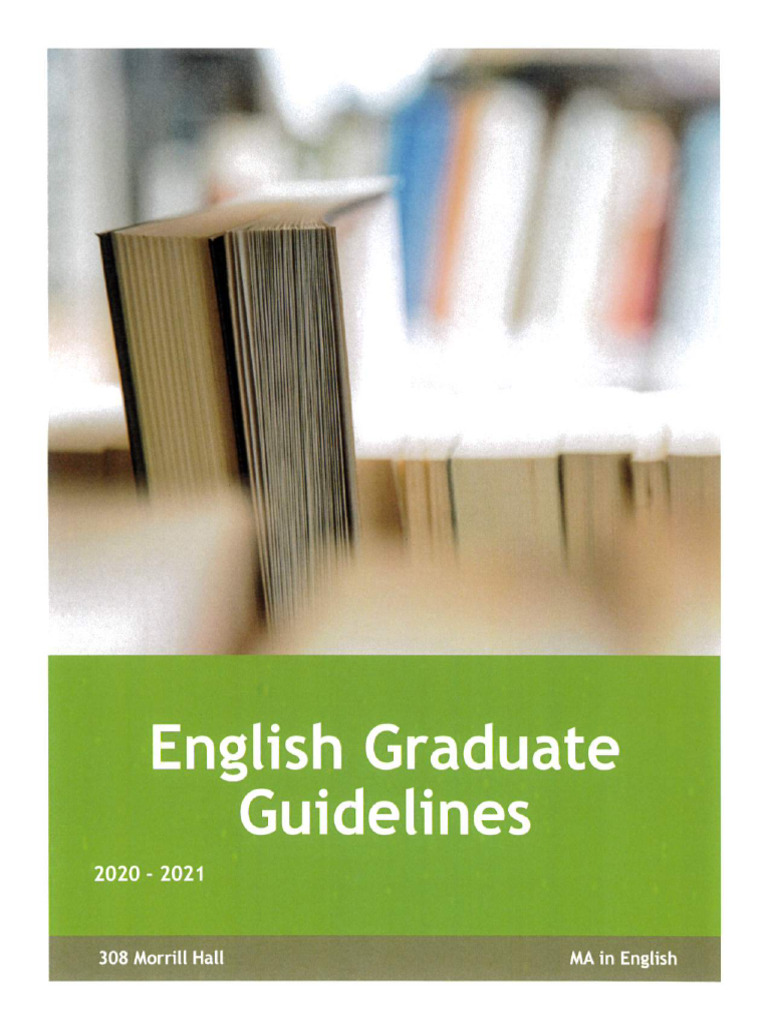 MA in English 20-21 | PDF