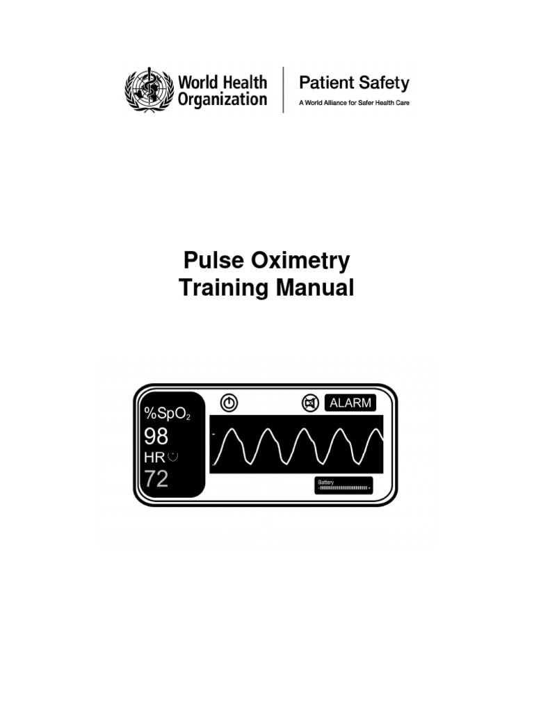 Who Ps Pulse Oxymetry Training Manual en | PDF | Hemoglobin | Blood