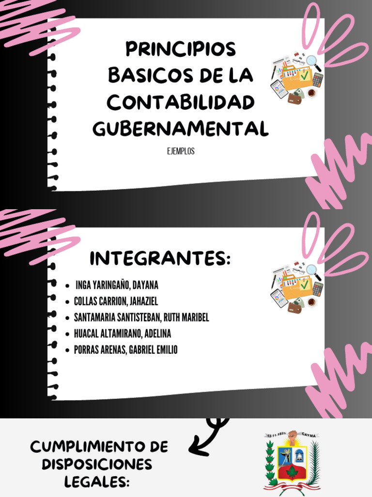 Principios Contables - Ejemplos | PDF