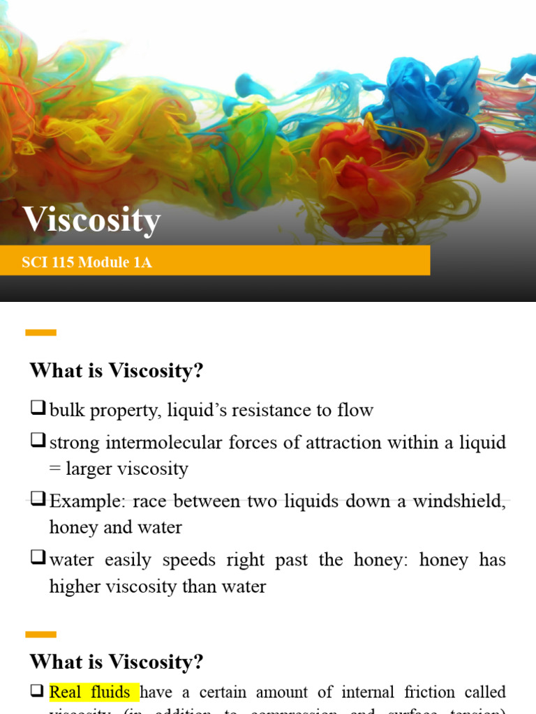Module 1 Viscosity | PDF | Philosophy
