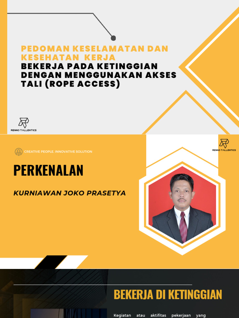 Pedoman Keselamatan (K3) Pada Ketinggian | PDF