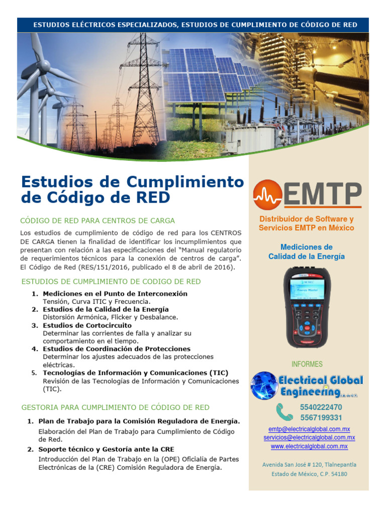 EGE - Gestoria para Cumplimiento Del Codigo de Red - 2021 | PDF ...