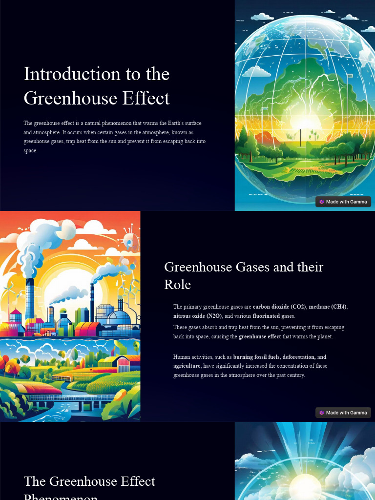 Introduction To The Greenhouse Effect | PDF | Climate Change ...