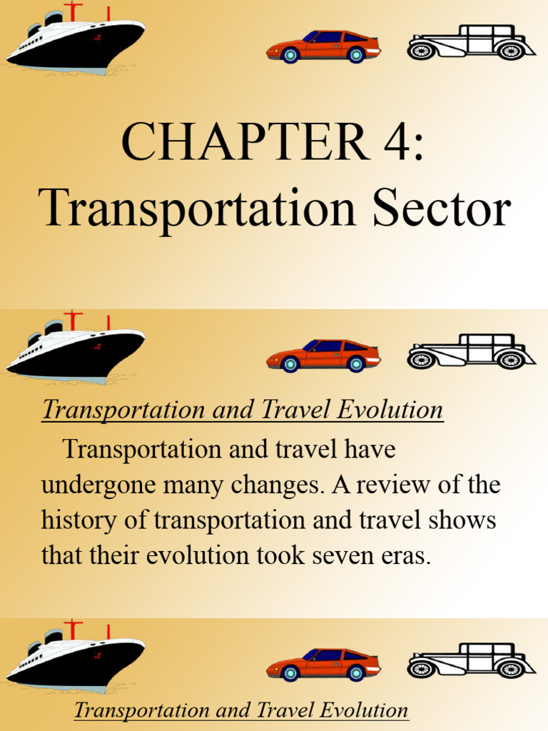 Evolution of Travel Systems Eras | PDF | Bus | Cruise Ship