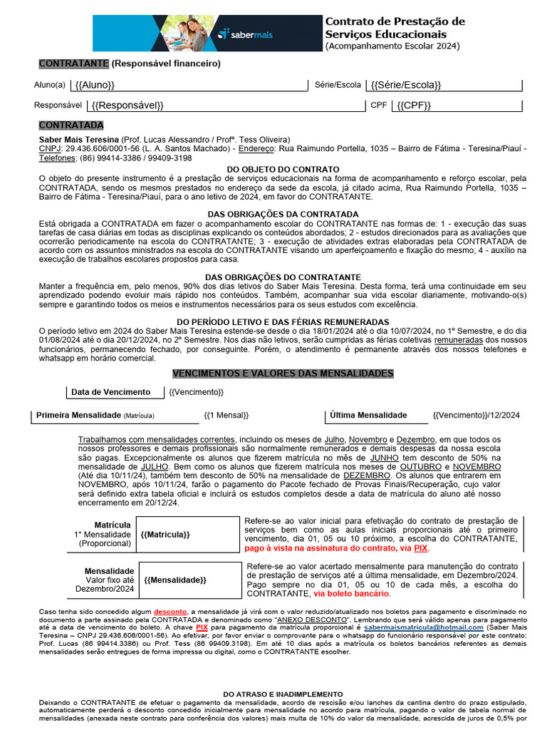 Cadastro Saber | PDF | Direito Privado | Business