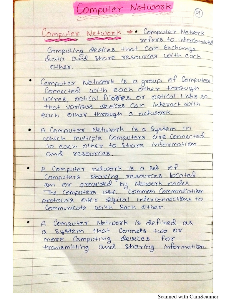 Computer Network Part01 | PDF