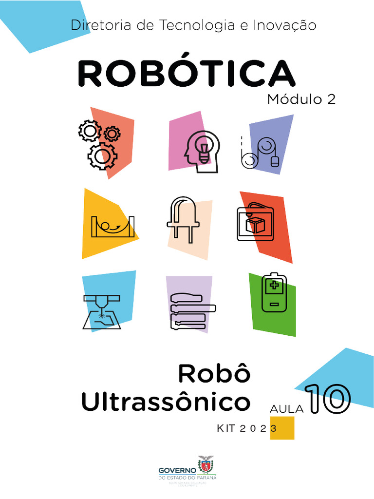 Aula10 Robo Ultrassonico Kit2023 em m2 | PDF | Robô | Robótica