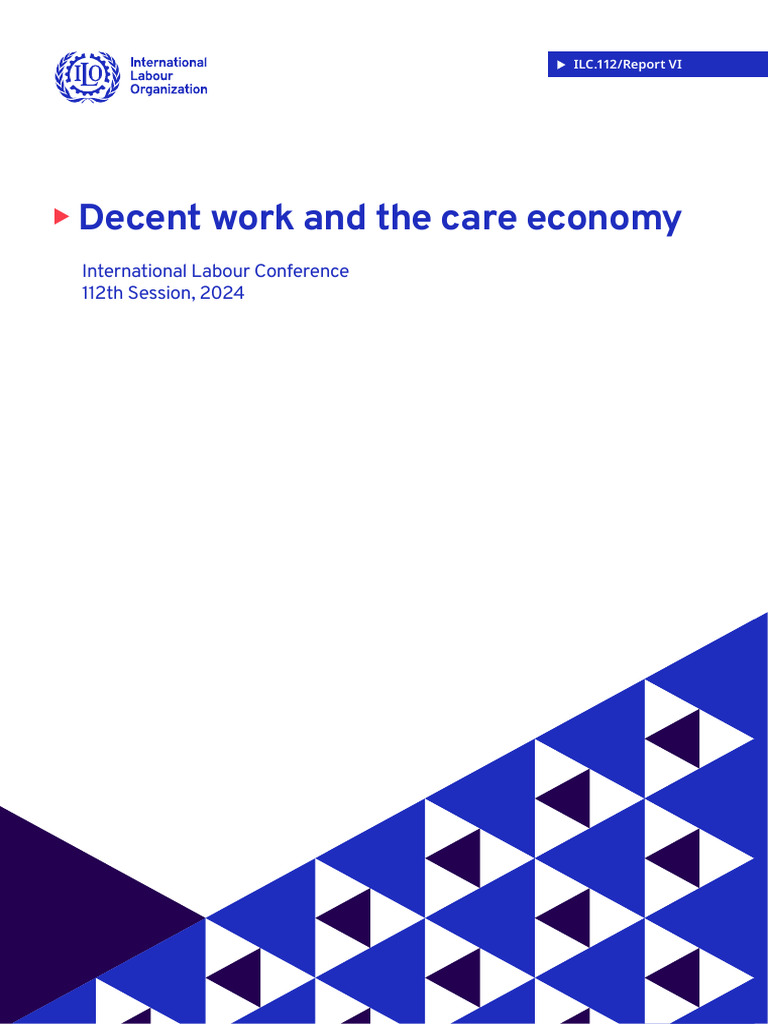 ILO Decent Work and Care Economy 2024 | PDF | International Labour ...