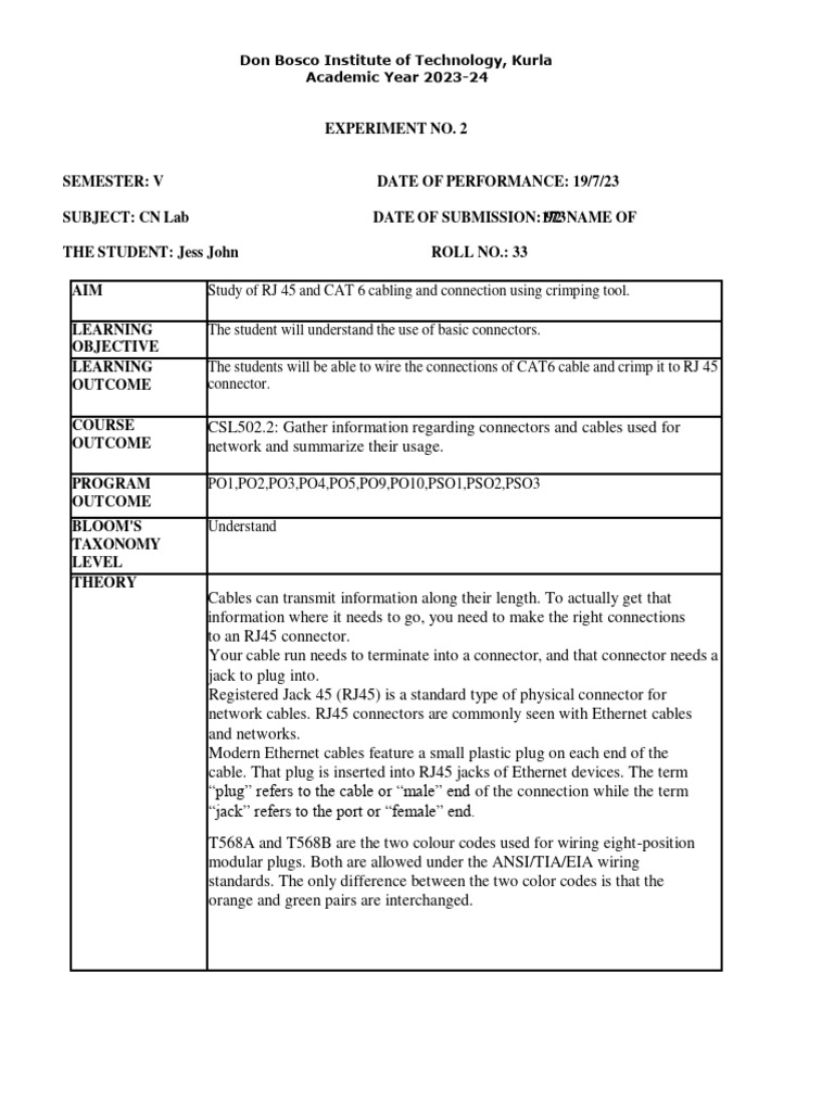 33 Jess Exp2 | PDF | Electrical Connector | Electrical Components