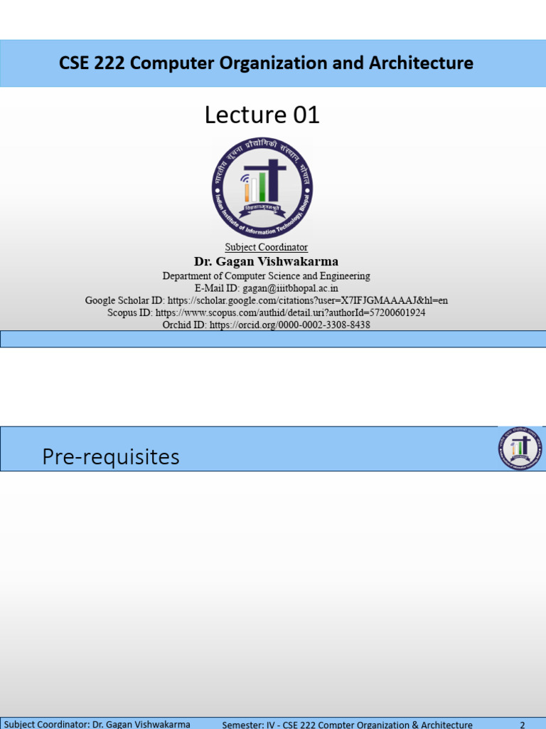 COA Lectures Merged-Merged | PDF | Central Processing Unit | Multi Core Processor