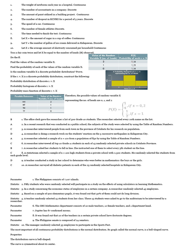 Stats 2nd Sem | PDF | Estimator | Confidence Interval