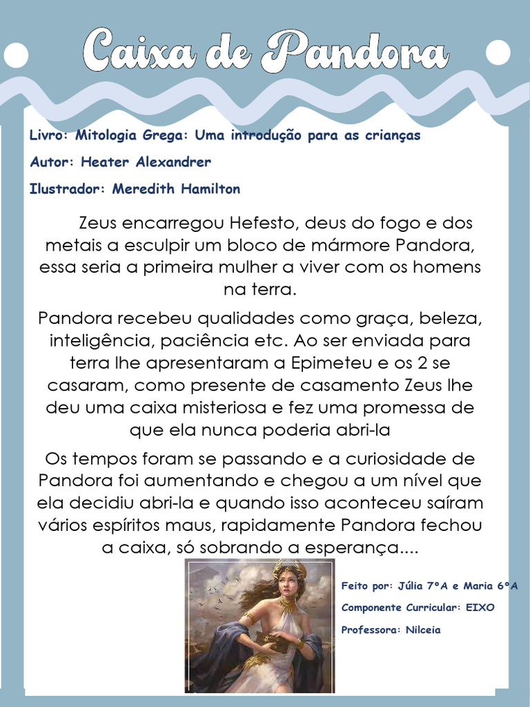 A caixa de pandora | PDF