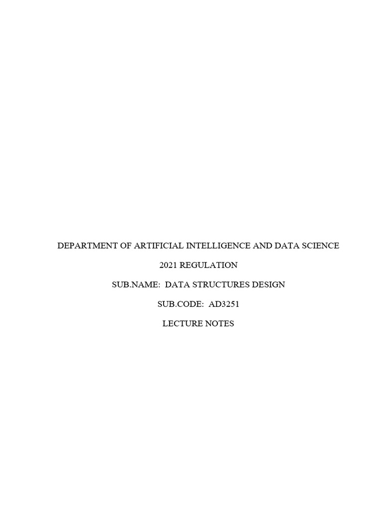 Ad3251 Unit 1 Notes Edu Engg | PDF | Computing | Artificial Intelligence