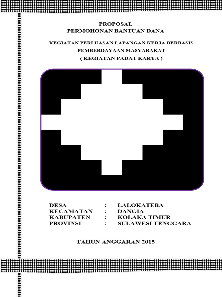 Proposal Jalan Desa | PDF