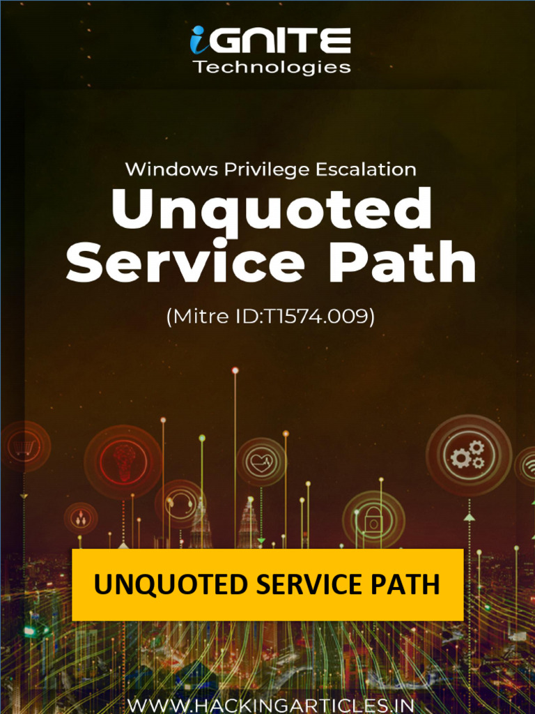 Unquoted Service Path | PDF | Computer File | Windows Registry