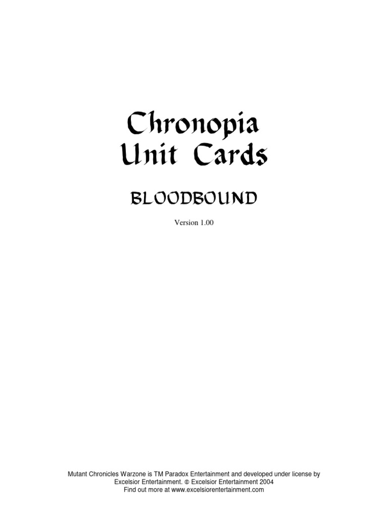 Force Cards-Bloodbound | PDF | Blade Weapons | Melee Weapons