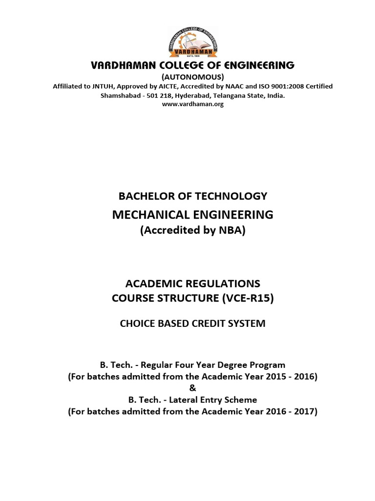 Course Description | PDF | Engineering | University And College Admission