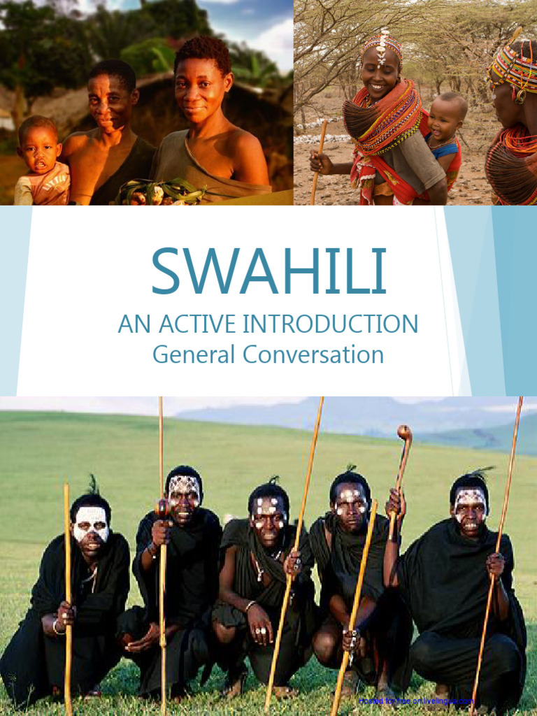 FSI - Swahili An Active Introduction - General Conversation | PDF ...