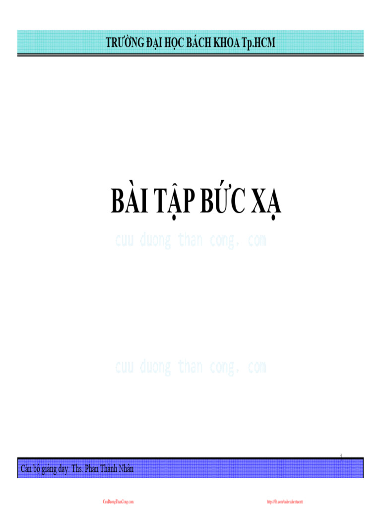 Bai Tap Buc Xa | PDF