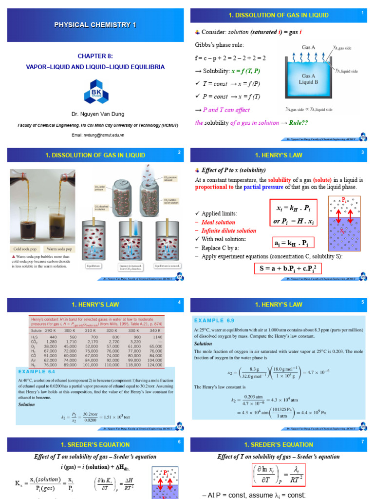 Chapter 8-Vapor Liquid and Liquid Liquid Equilibria-P | PDF ...