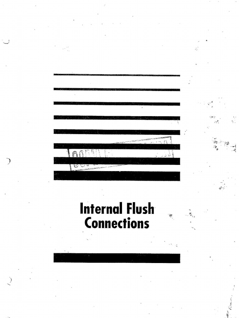 Internal Flush Connections | PDF