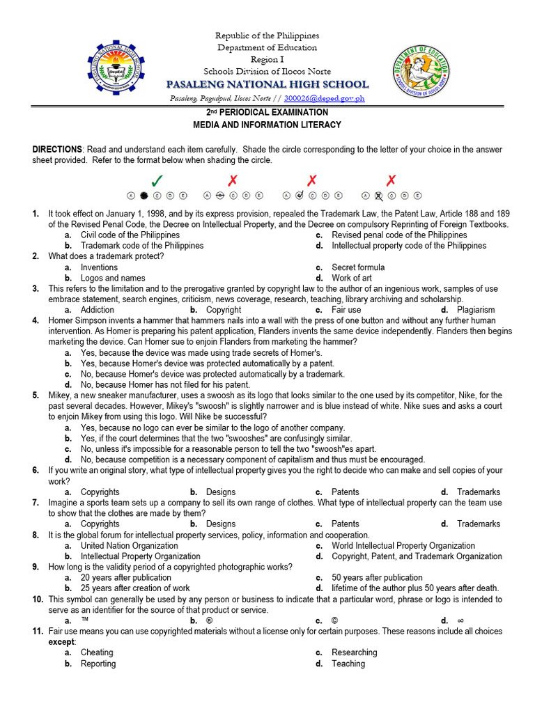 2nd-PT MIL | PDF | Cyberbullying | Intellectual Property