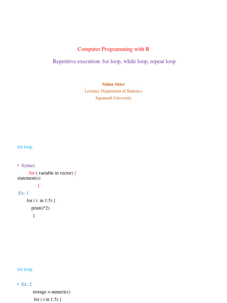 1st class | Download Free PDF | Control Flow | Mathematics