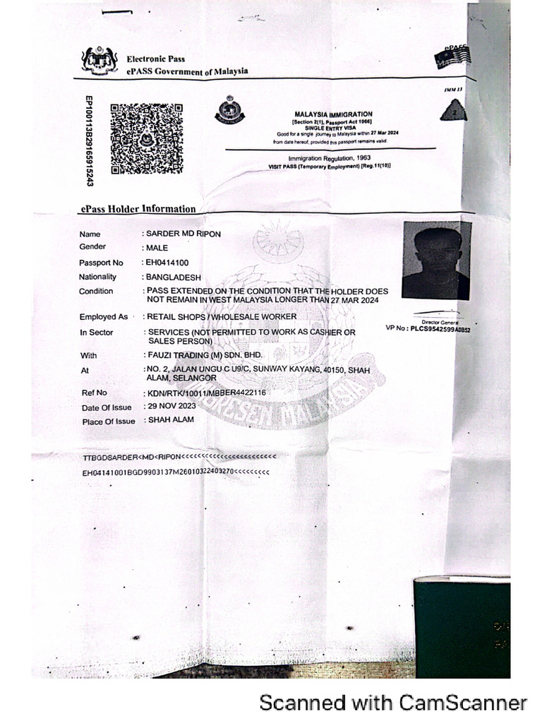 Epass Sarde Ripon Nov 2023 | PDF