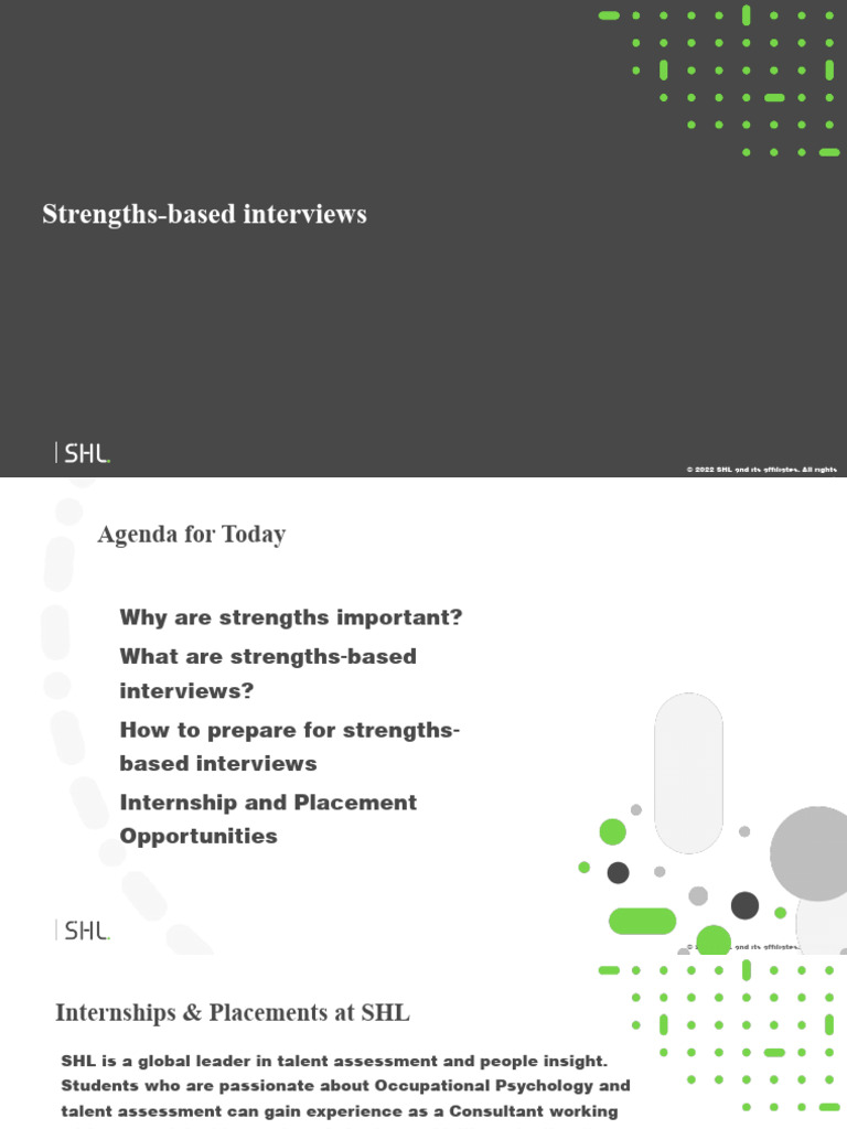 Strengths Based Interview | PDF | Self Esteem | Interview