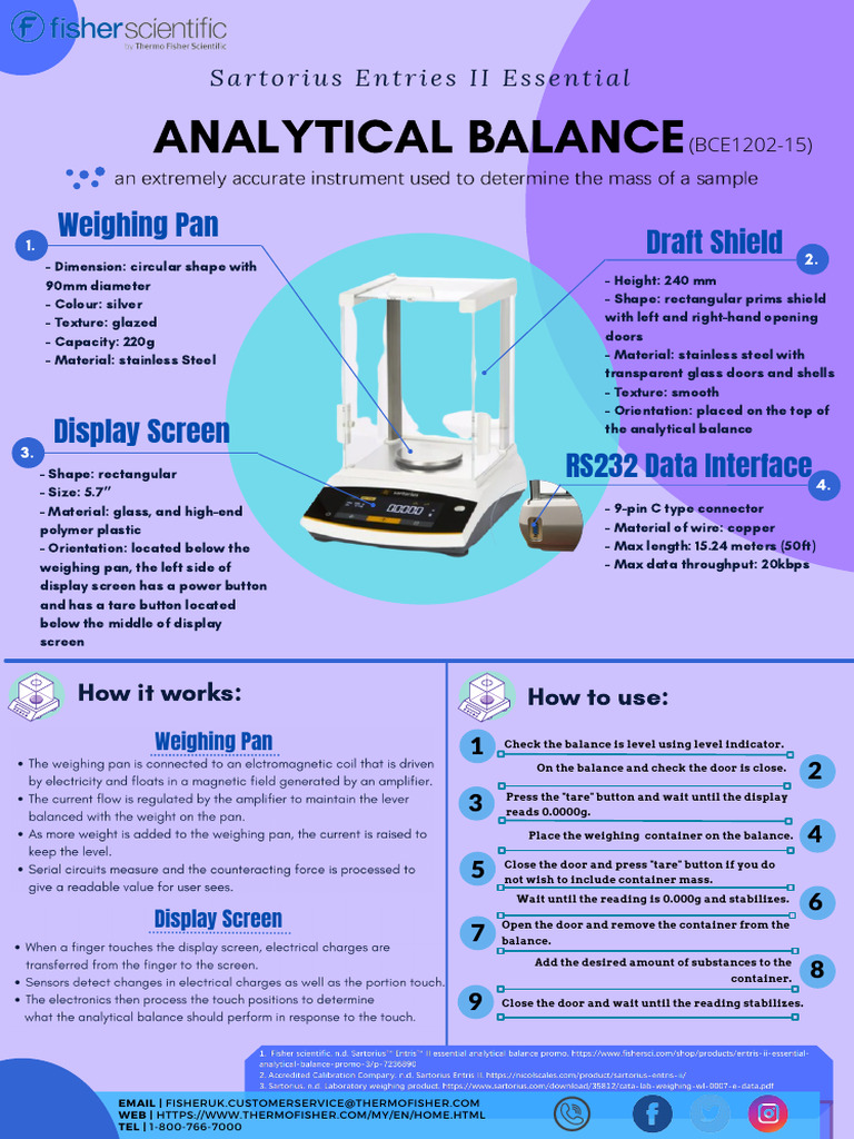 (26G) - (Infographic) - (Pair 2) (Chiow Zhao Ying SA20086) - (Analytical Balance) | PDF