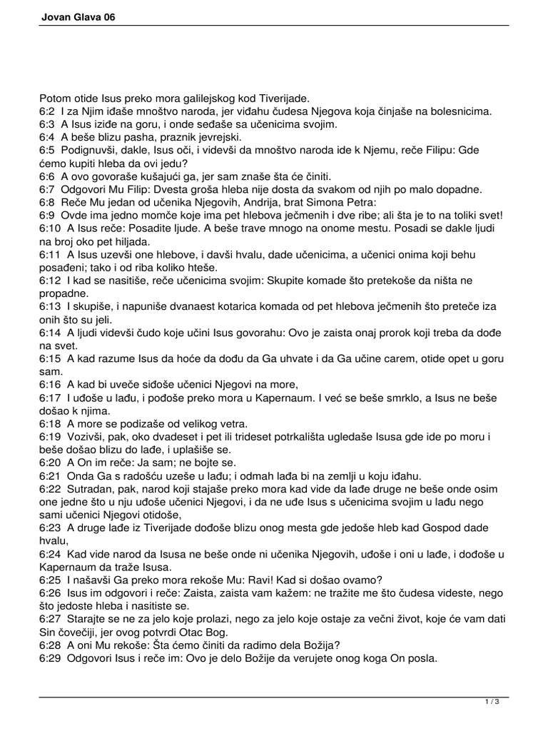 Jovan Glava 06 | PDF