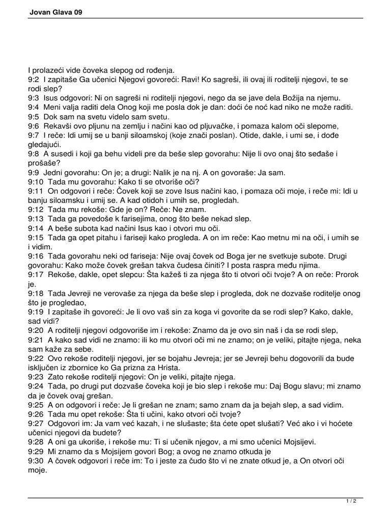 Jovan Glava 09 | PDF