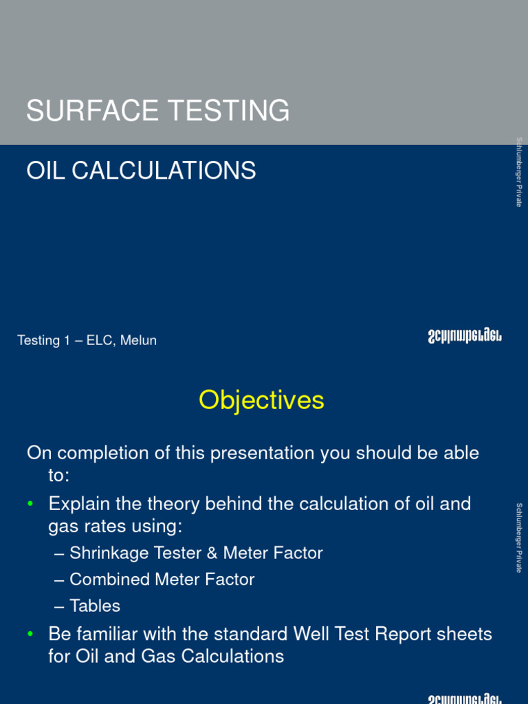 Oil Calculations - DAQ Well Test | PDF | Metre | Gases