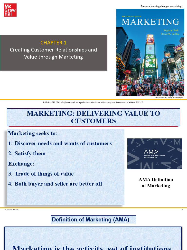 PPT Chapter 1 | PDF | Marketing | Customer Relationship Management